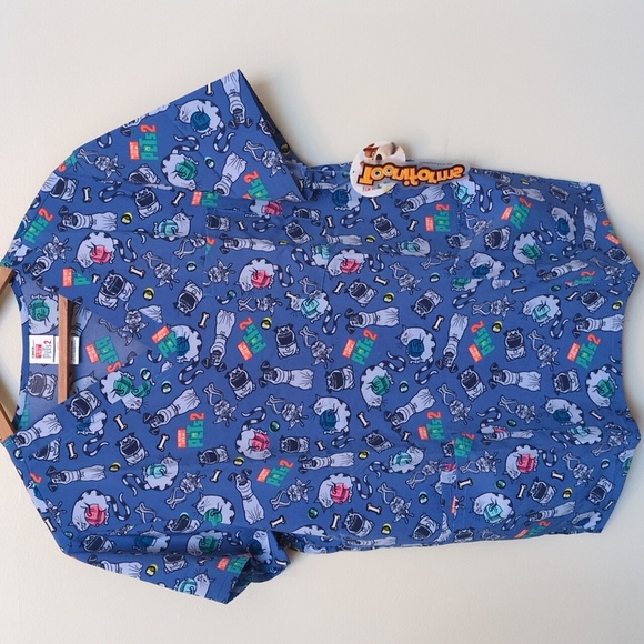 Tooniforms | Shirts | New Unisex L The Secret Life Of Pets 2 Scrub Top ...